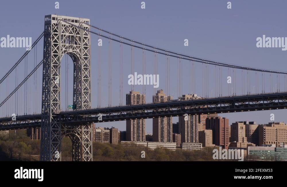 George washington bridge tower Stock Videos & Footage - HD and 4K Video ...