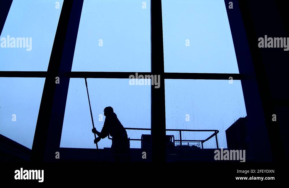 Window cleaner silhouette Stock Videos & Footage - HD and 4K Video ...