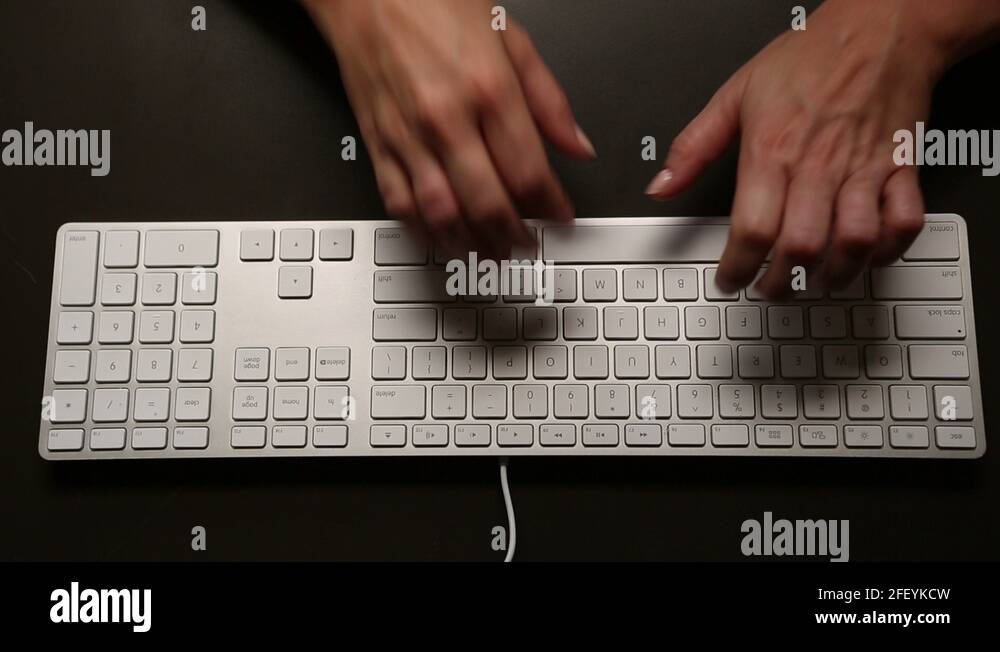 White keyboard overhead Stock Videos & Footage - HD and 4K Video Clips ...