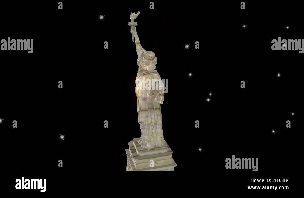 liberty statue animation Stock Video Footage - Alamy