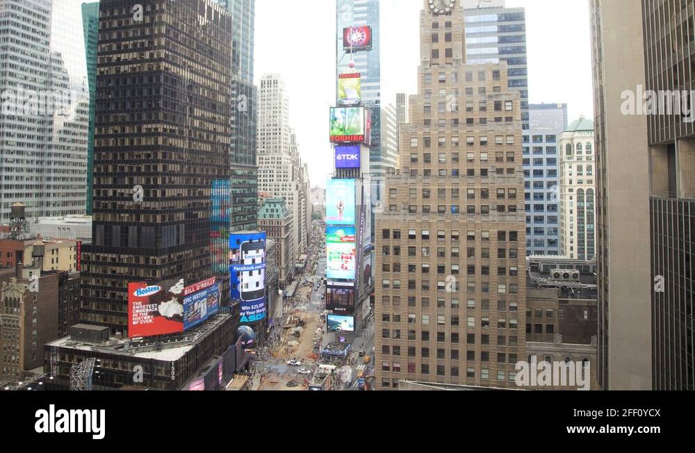 Times Square, Manhattan, New York, USA, Time lapse Stock Video Footage ...