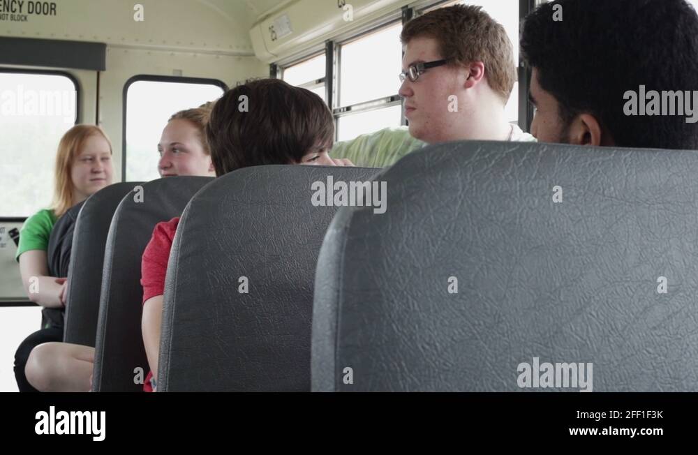 Children riding a school bus Stock Videos & Footage - HD and 4K Video ...