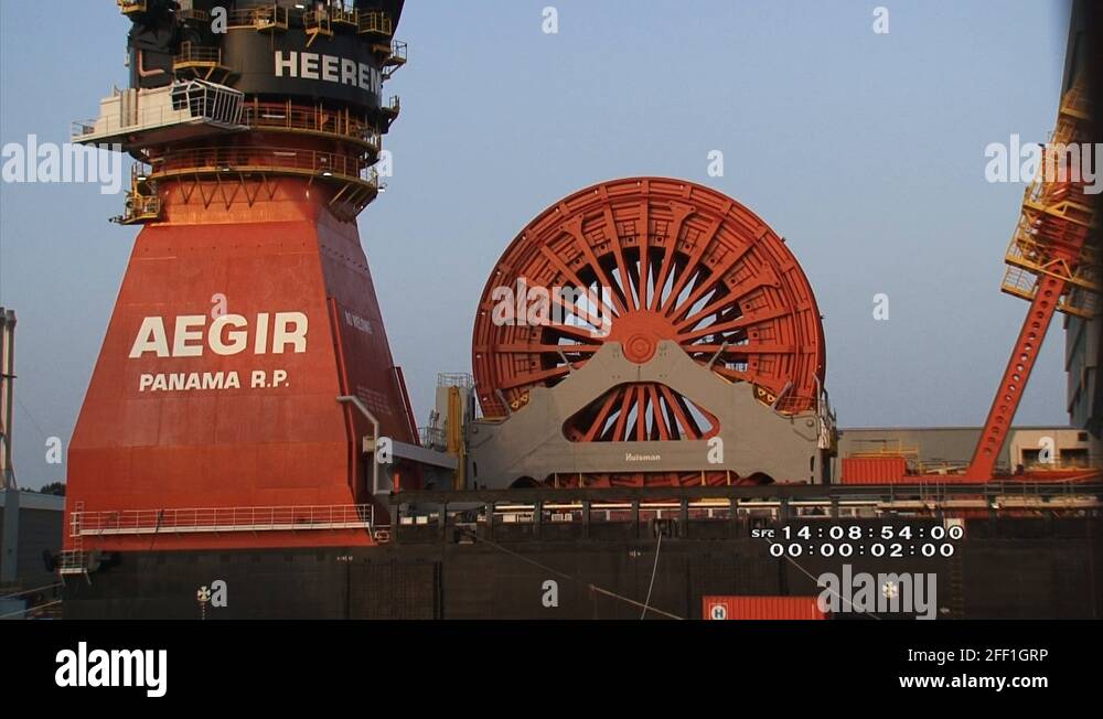 Deepwater construction vessel Stock Videos & Footage - HD and 4K Video ...