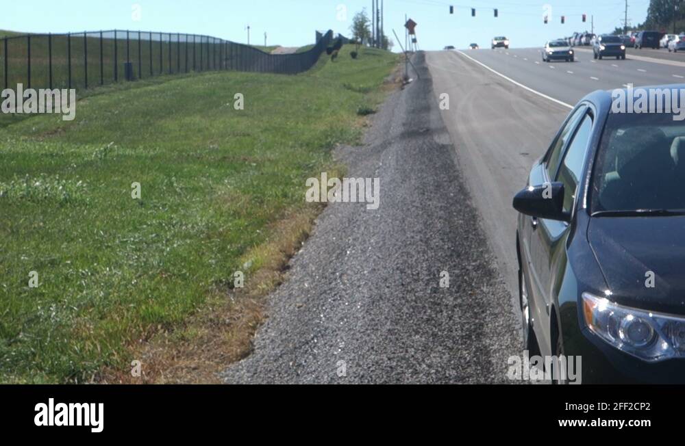 Flat tire side of the road Stock Videos & Footage - HD and 4K Video ...