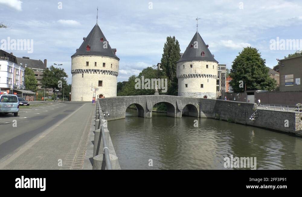 The Broel Towers (Broeltoren), Kortrijk , Belgium Stock Video Footage ...