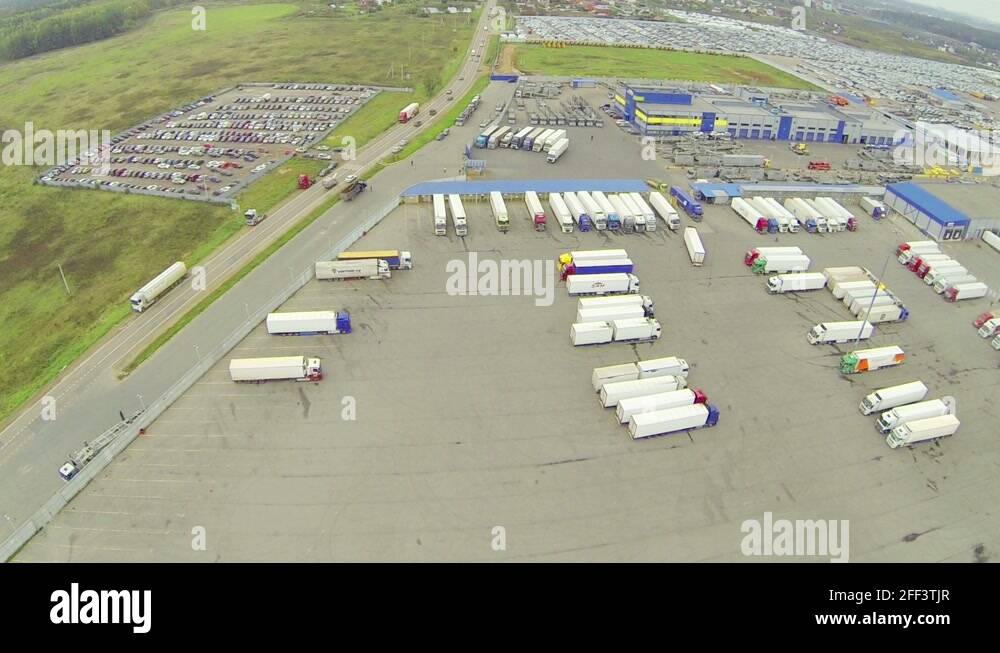 Parking trucks at parking lots Stock Videos & Footage - HD and 4K Video ...