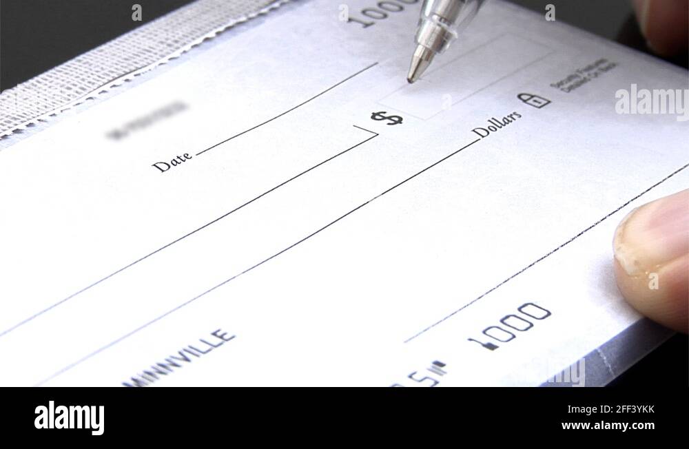 Signed cheque Stock Videos & Footage - HD and 4K Video Clips - Alamy