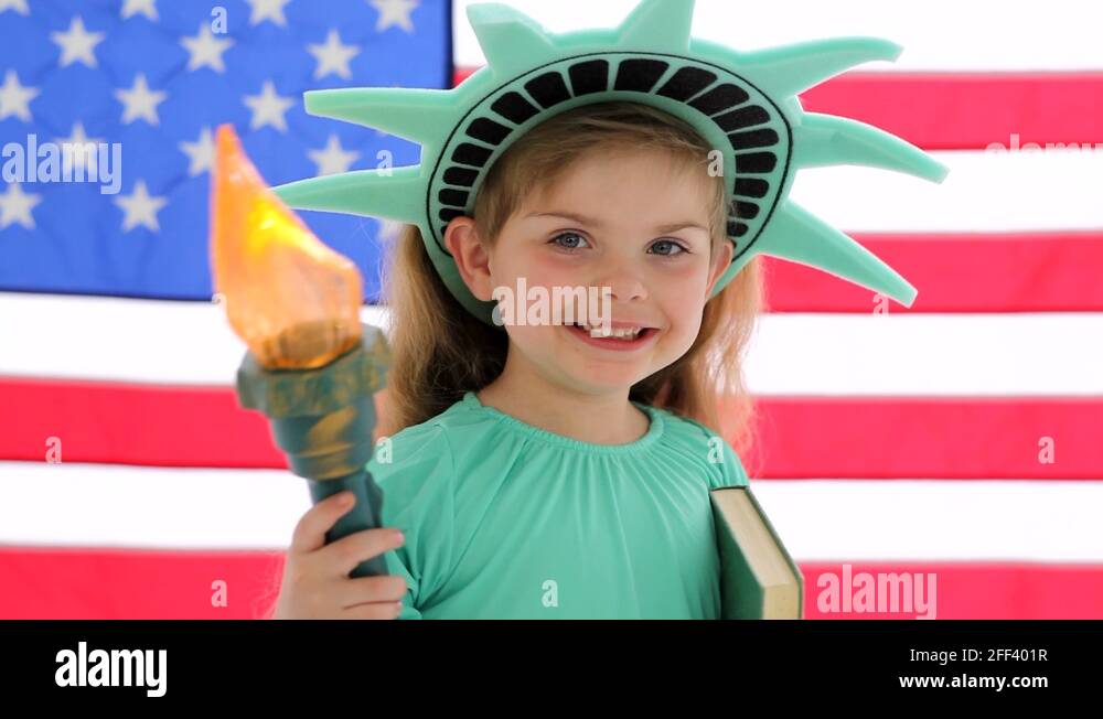 Girl with statue of liberty Stock Videos & Footage - HD and 4K Video ...