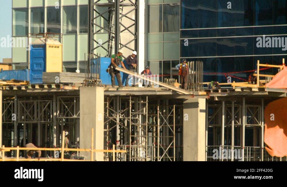 High rise building workers Stock Videos & Footage - HD and 4K Video ...