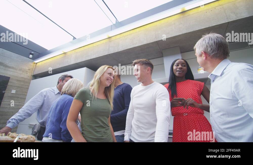 Family and friends modern house Stock Videos & Footage - HD and 4K ...