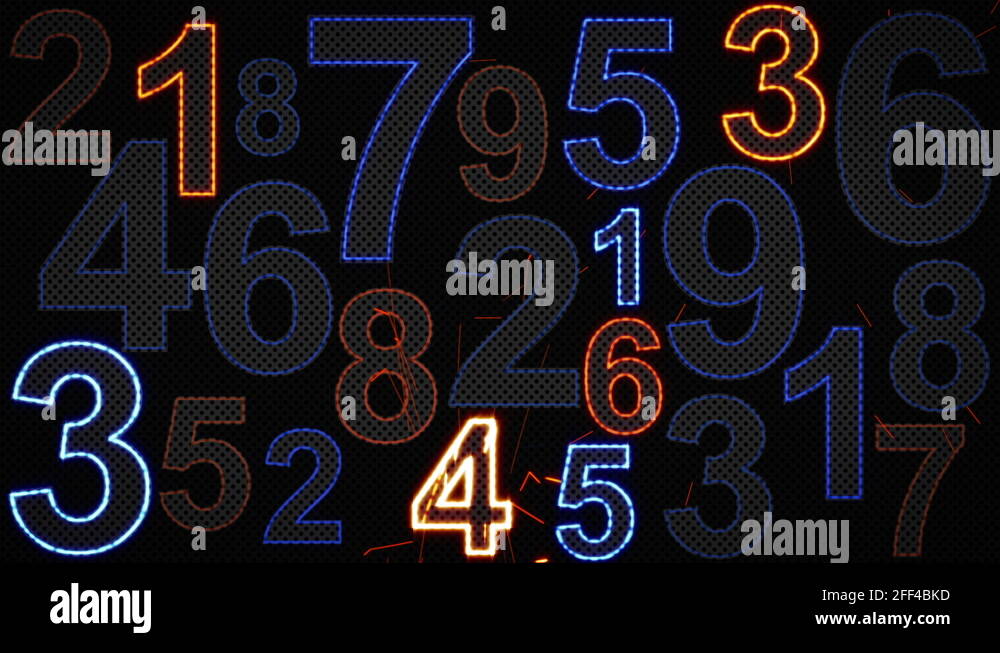 Glowing numbers Stock Videos & Footage - HD and 4K Video Clips - Alamy