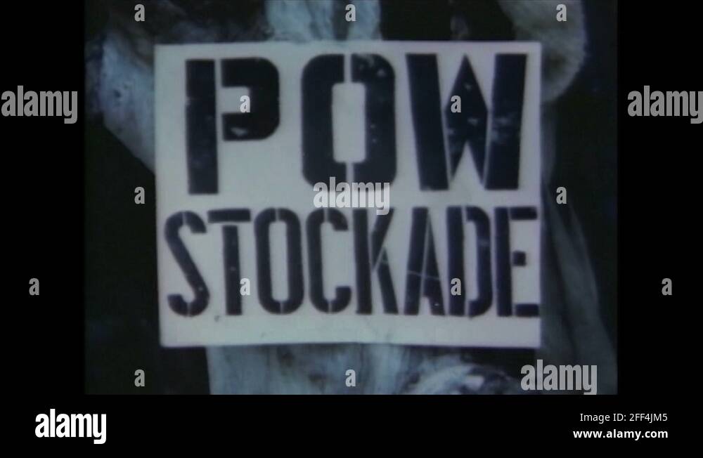 Vietnam War - Operation Piranha 1965 - VietCongs In POW camp 02 Stock ...