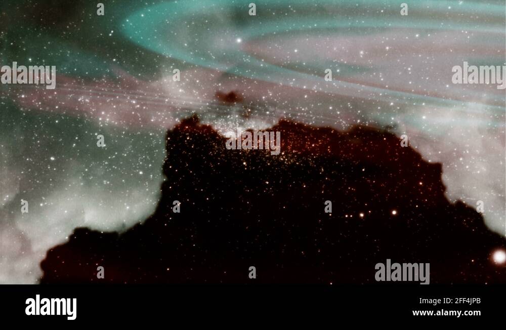 Stars space gasses clouds transition fast flash glow slit scan fantasy ...