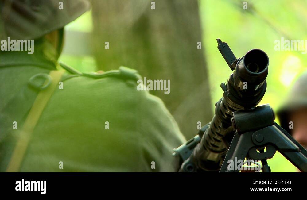Wwii machine gun Stock Videos & Footage - HD and 4K Video Clips - Alamy