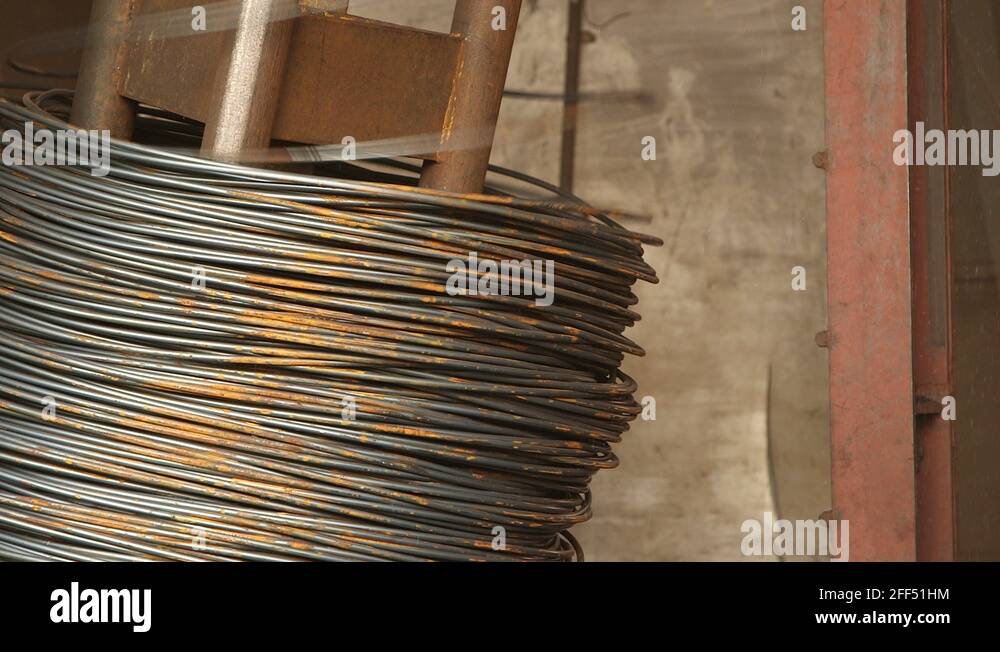 Steel wire rods Stock Videos & Footage - HD and 4K Video Clips - Alamy