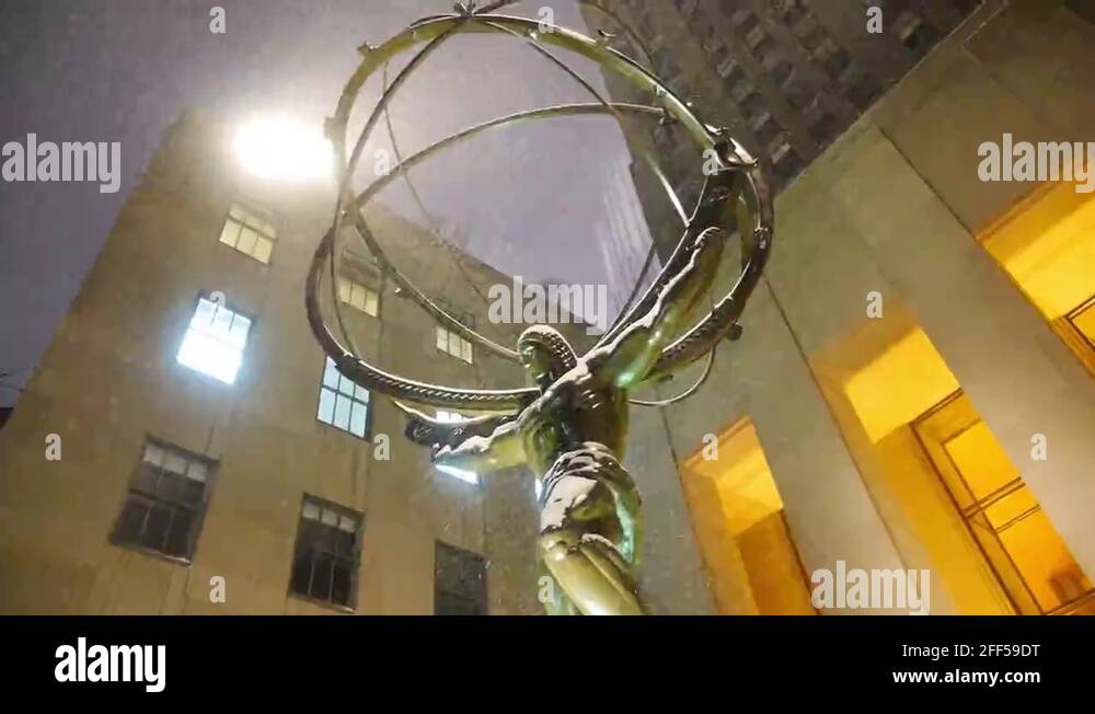 Atlas sculpture rockefeller center Stock Videos & Footage - HD and 4K ...