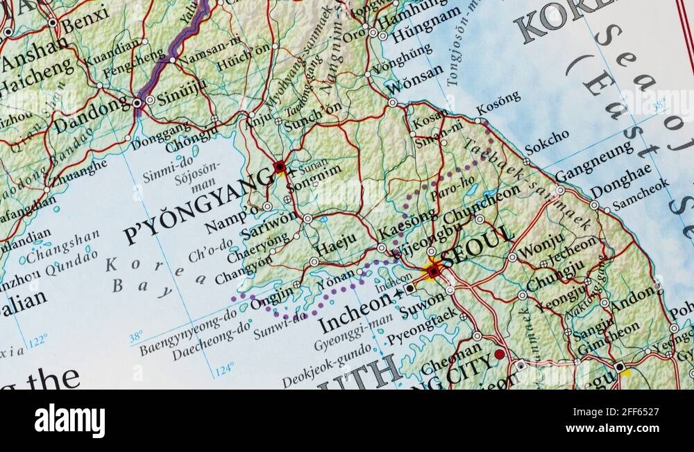 Pyongyang north korea map Stock Videos & Footage - HD and 4K Video ...