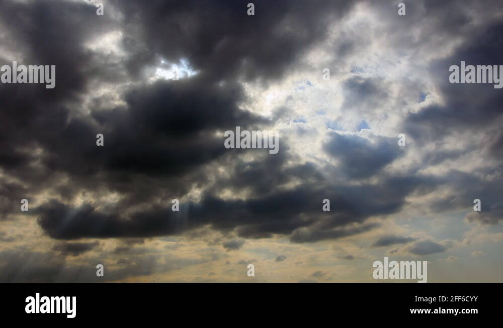 Sunbeams on clouds sky Stock Videos & Footage - HD and 4K Video Clips ...