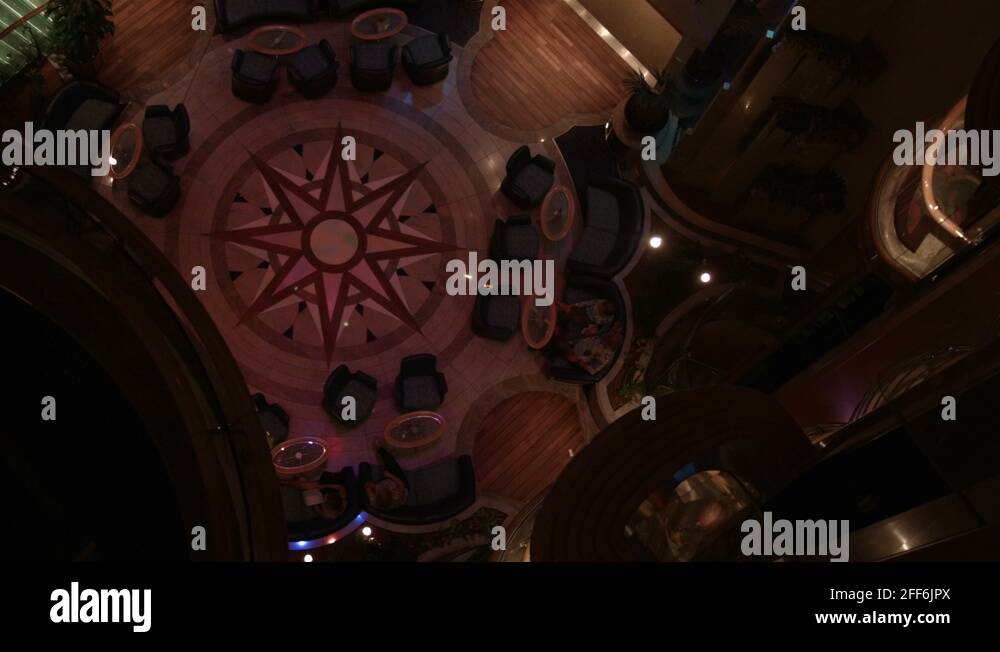 Luxury hotel lobby atrium elevator BM HD 1821 Stock Video Footage - Alamy
