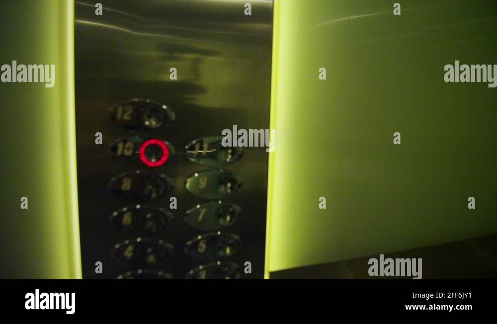 Elevator lift buttons interior Stock Videos & Footage - HD and 4K Video ...