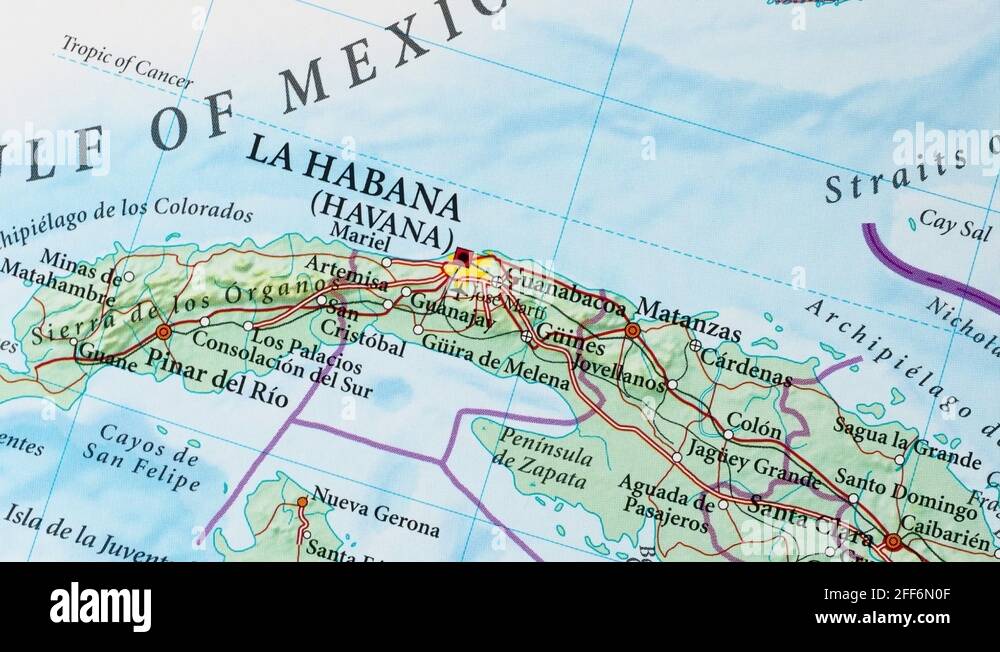 Cuba road map Stock Videos & Footage - HD and 4K Video Clips - Alamy