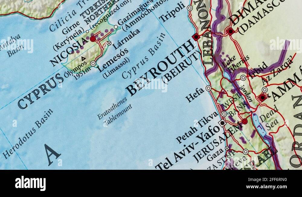 Beyrouth map Stock Videos & Footage - HD and 4K Video Clips - Alamy