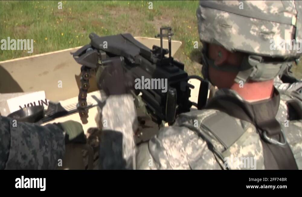 US - Army - MK19 Grenade Launcher 01 Stock Video Footage - Alamy