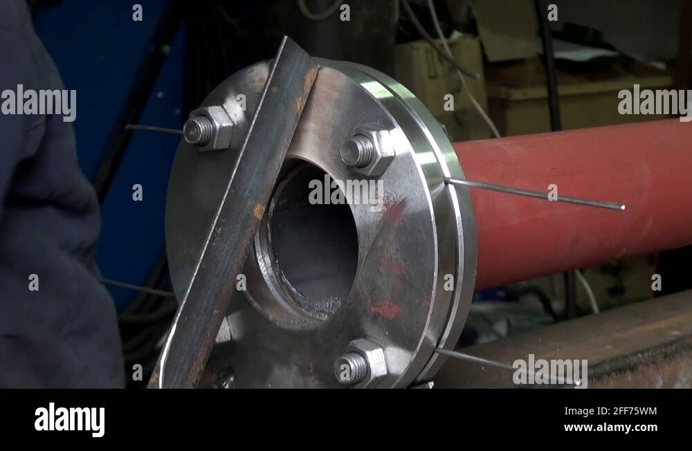 Metal flange construction Stock Videos & Footage - HD and 4K Video ...