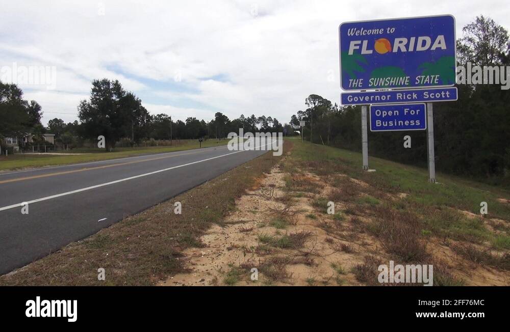 Florida state border Stock Videos & Footage - HD and 4K Video Clips - Alamy