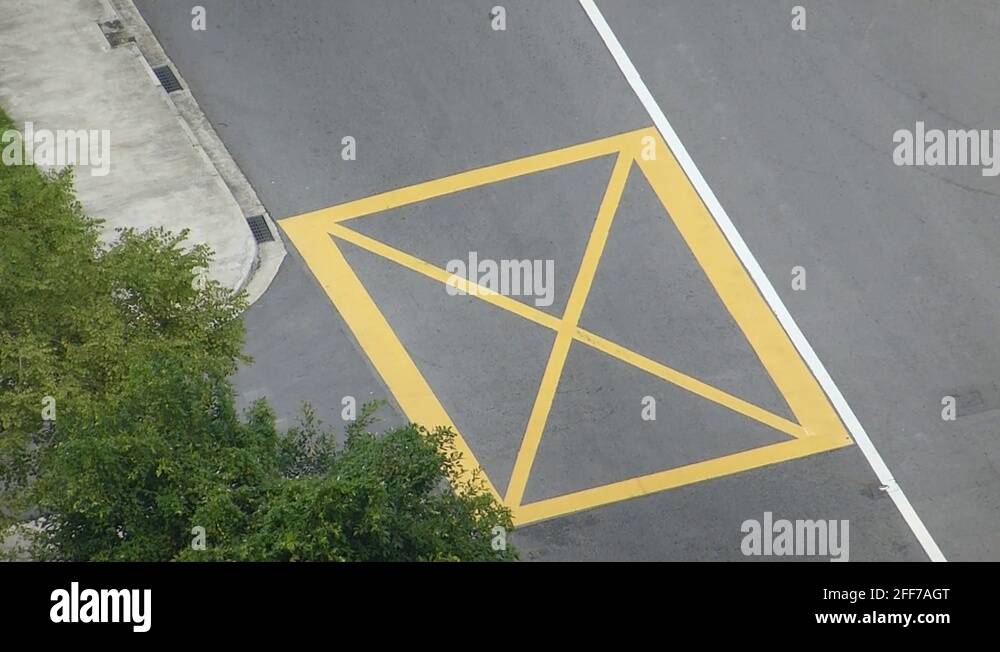 Road markings and junction Stock Videos & Footage - HD and 4K Video ...