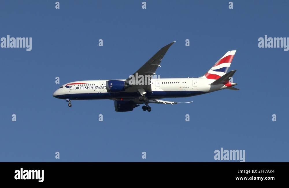 Boeing 787 dreamliner british airways Stock Videos & Footage - HD and ...