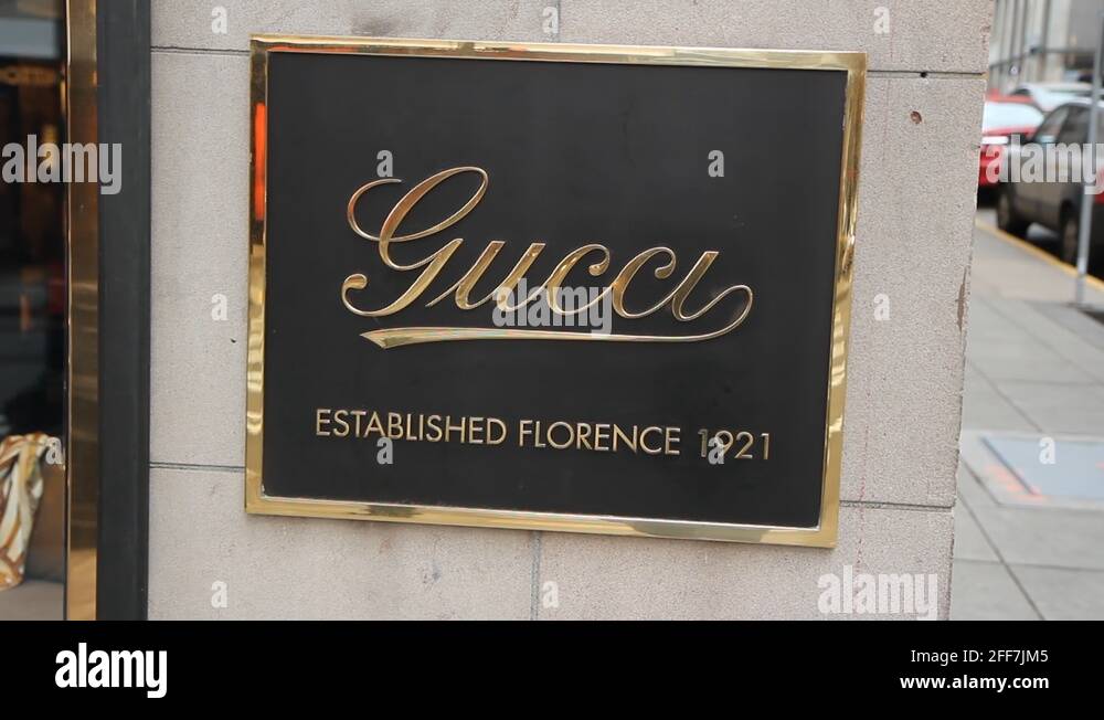 Gucci sign Stock Videos & Footage - HD and 4K Video Clips - Alamy