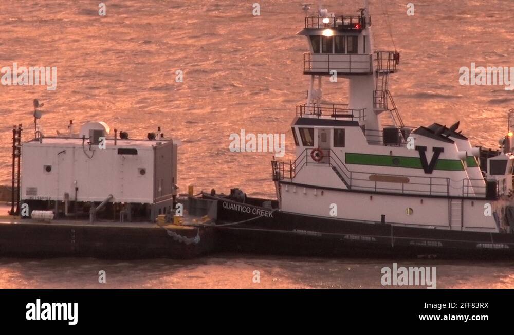 Tugboat pushing barge boat Stock Videos & Footage - HD and 4K Video ...