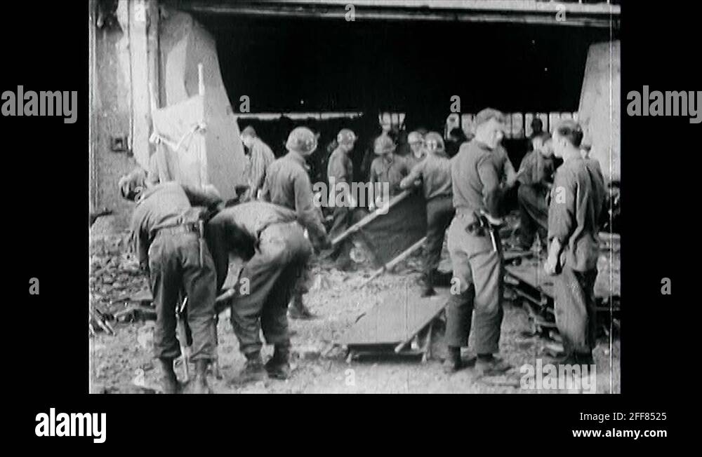 WW2 - German Concentration Camp Neuhausen - Dead Bodies 02 Stock Video ...
