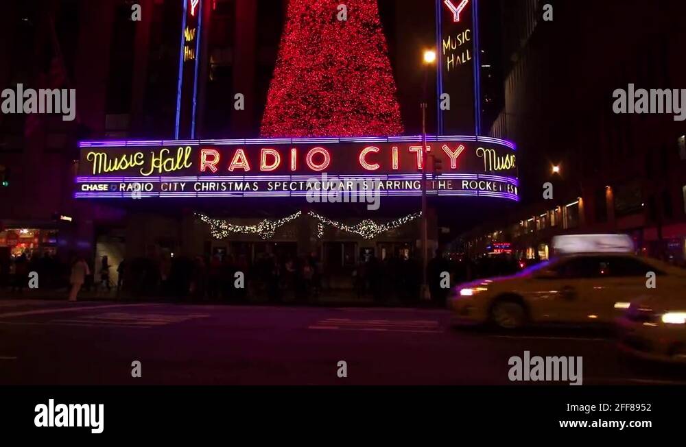 Radio city music hall at rockefeller center Stock Videos & Footage - HD ...