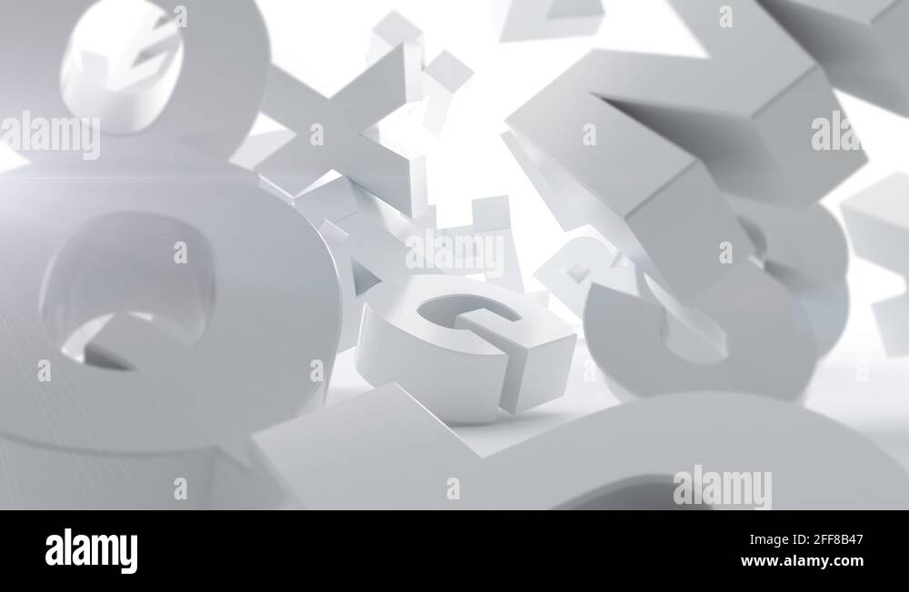 3d alphabet letters Stock Videos & Footage - HD and 4K Video Clips - Alamy