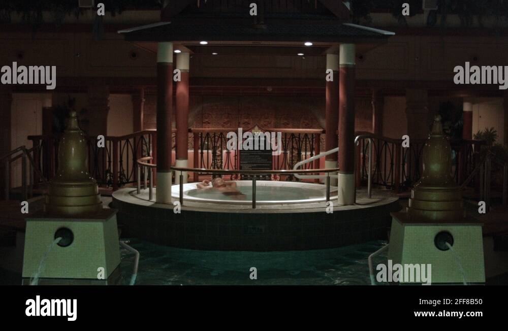 Luxury health spa cruise ship resort night HD BM 2202 Stock Video ...