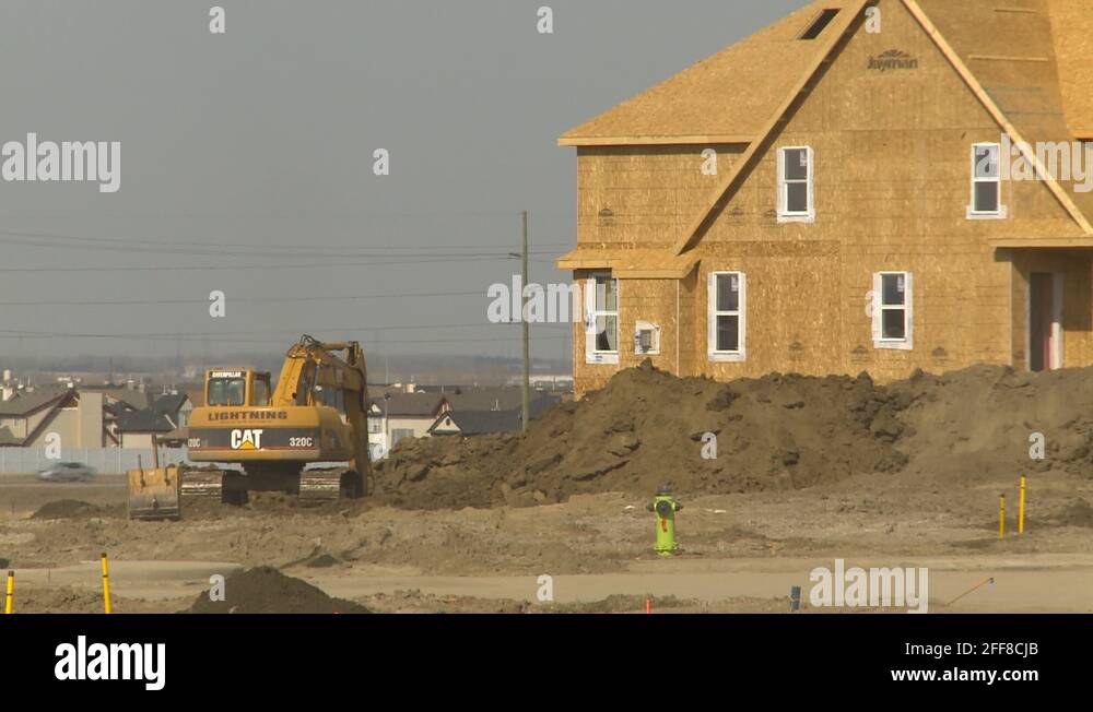 construction, backhoe tractor on construction site, #10 nearly ...