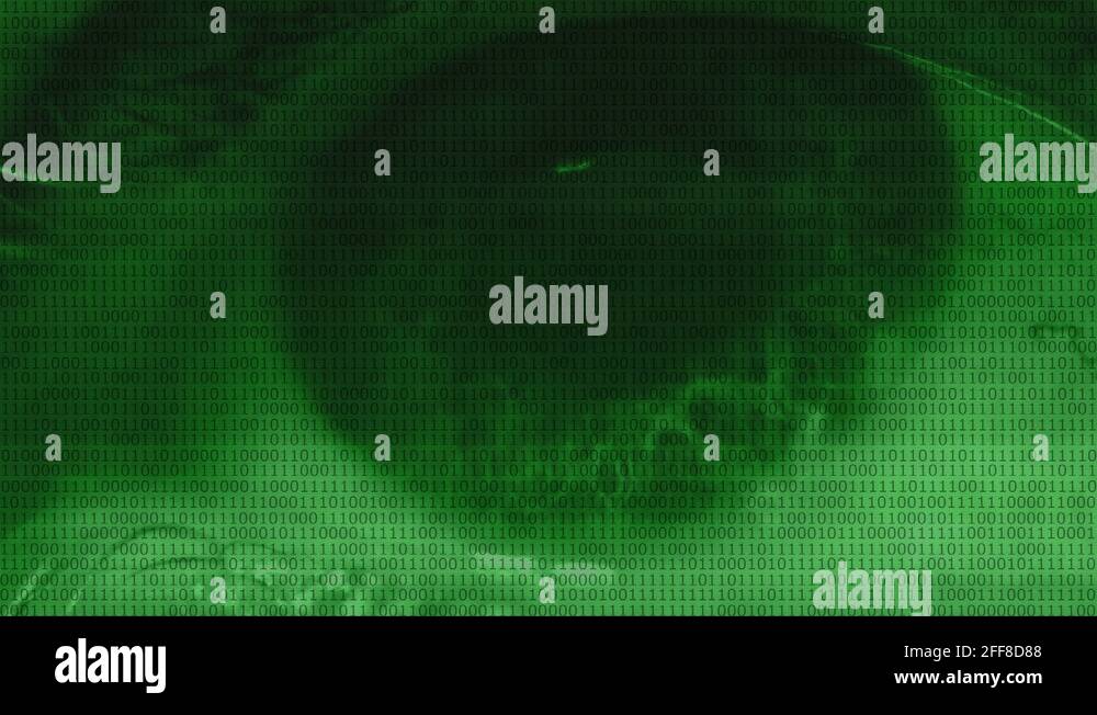 Dense binary code overlay on a close up of the human eye Stock Video ...