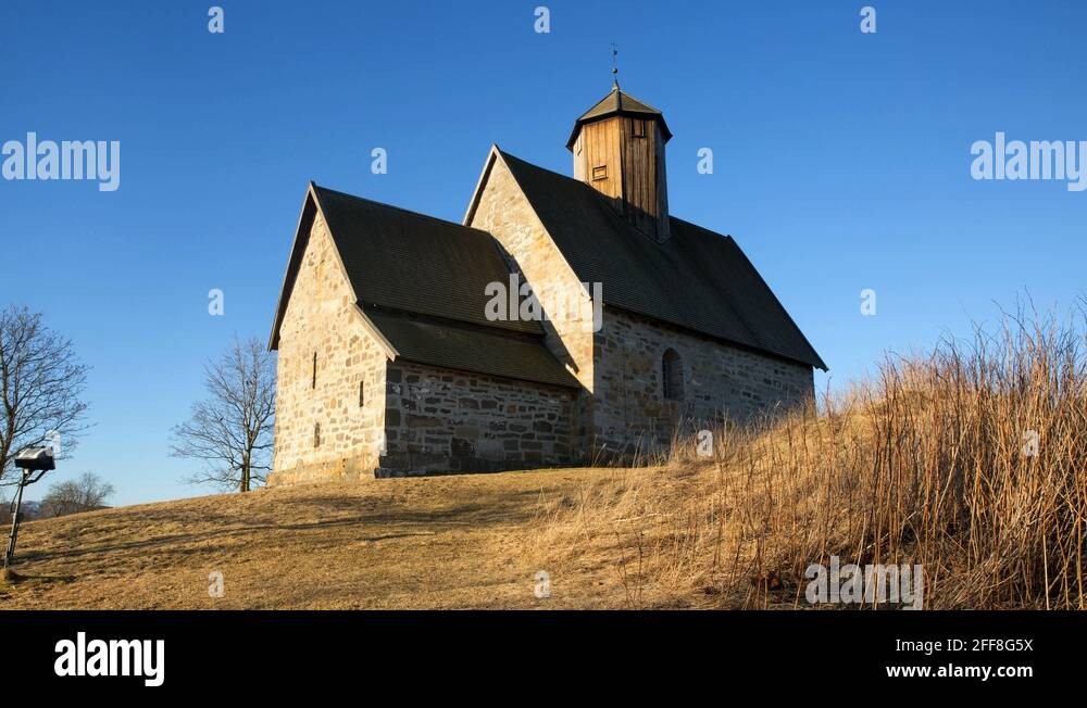Old Middle Age Church Norway slider timelapse 4k Stock Video Footage ...