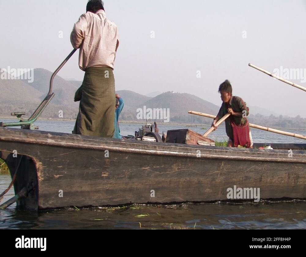 Southeast asia myanmar burma inlay lake agriculture Stock Videos ...