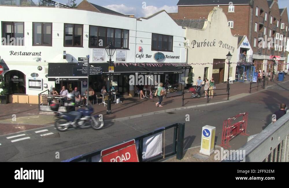 Street scene outside cafe Stock Videos & Footage - HD and 4K Video ...