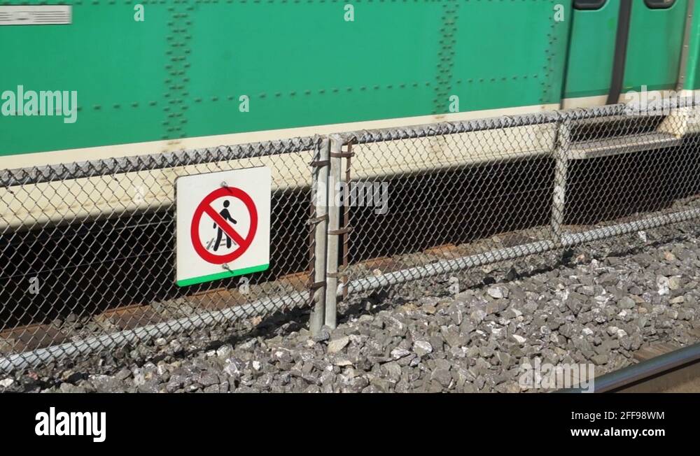 Railway passenger warning sign Stock Videos & Footage - HD and 4K Video ...