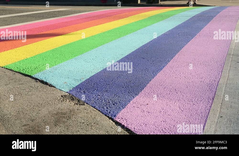 Gay pride flag crosswalk Stock Videos & Footage - HD and 4K Video Clips ...