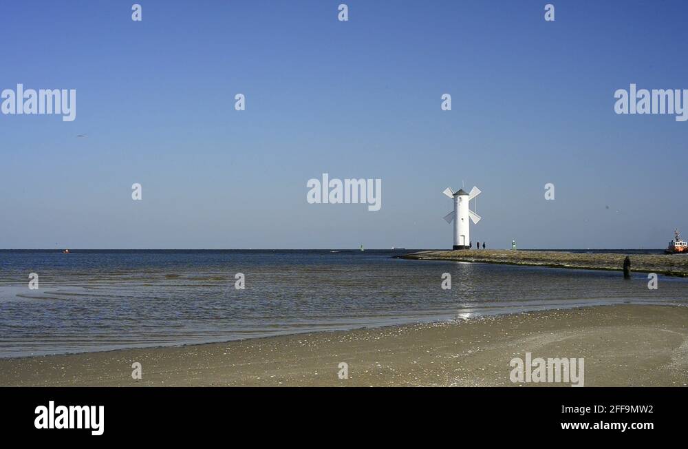 Swinoujscie, town's landmark the Stawa Mlyny Stock Video Footage - Alamy