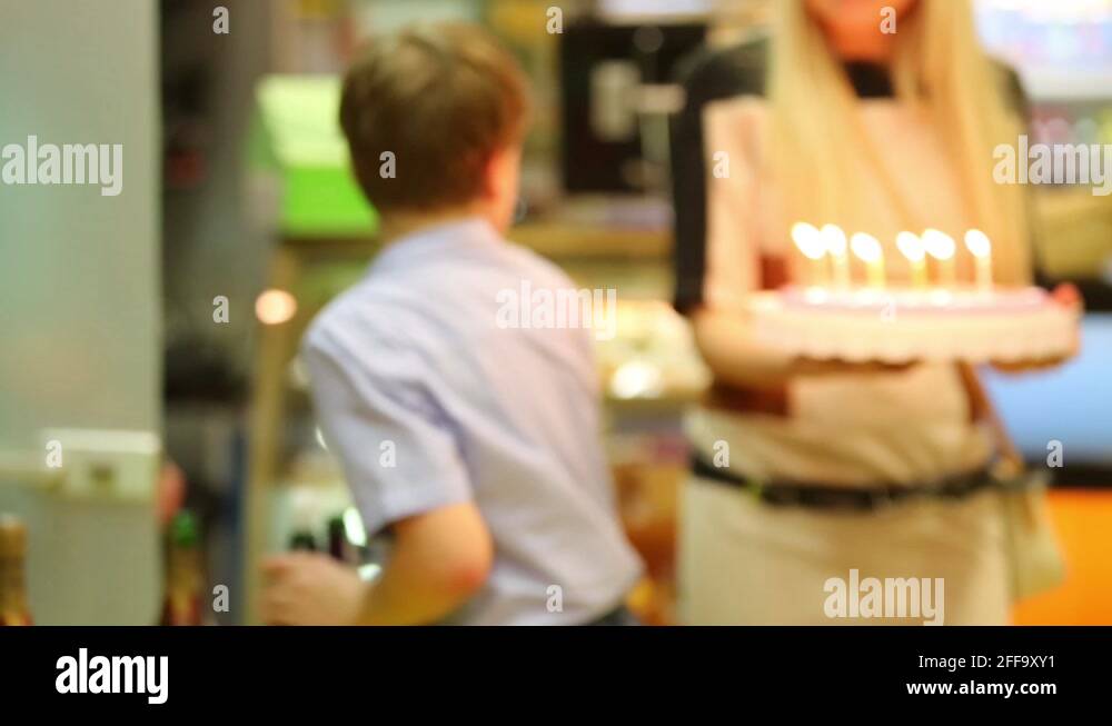 Woman carrying birthday cake Stock Videos & Footage - HD and 4K Video ...