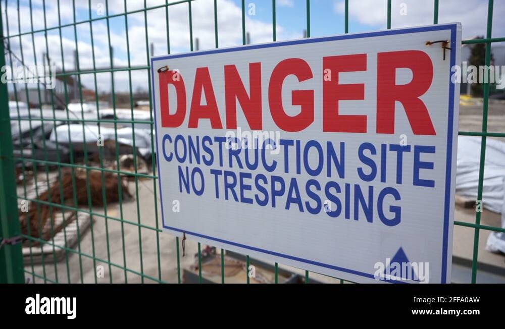 Construction site sign board Stock Videos & Footage - HD and 4K Video ...
