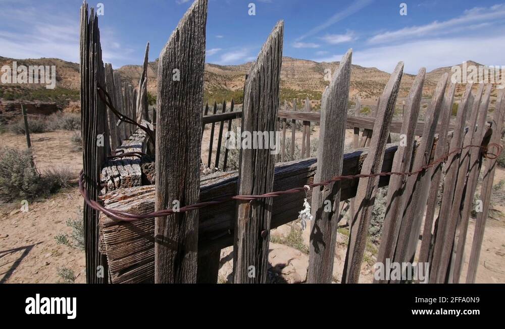 Cemetery with Graves Near a Real Wild West Ghost Town Stock Video ...