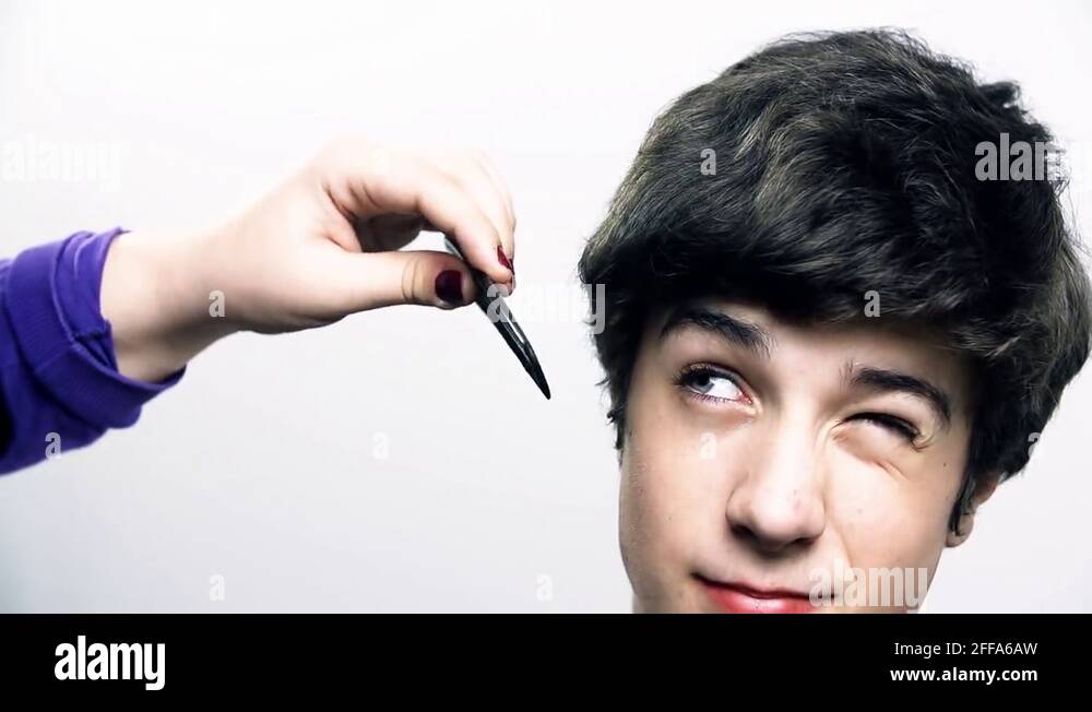 Boy pulling hair Stock Videos & Footage - HD and 4K Video Clips - Alamy