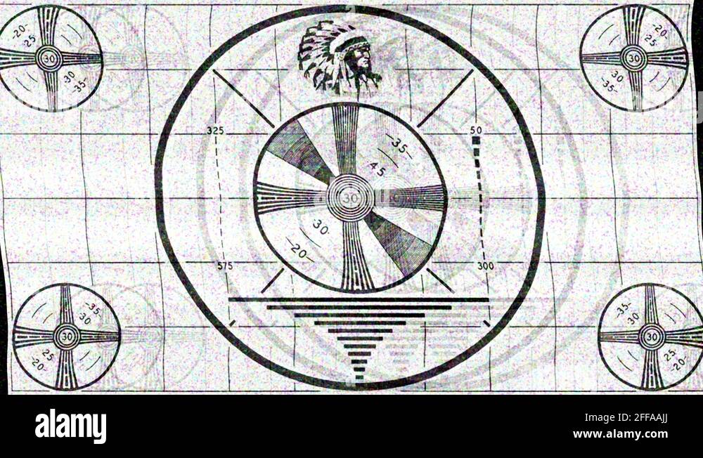 TV Test Card, TV Noise 0961 - 4K Stock Video Footage - Alamy